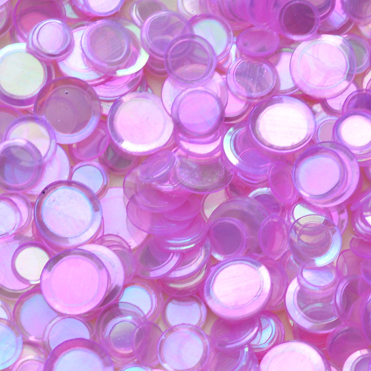 Iridescent Confetti Light Rose 100 grams – Cartwright's Sequins