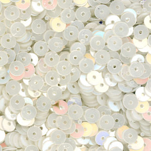 5mm Flat Opaque Ivory Moonlight – Cartwright's Sequins