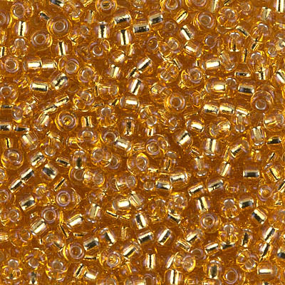 8/0 Miyuki Silver Lined Dark Gold 22-gram tube – Cartwright's Sequins